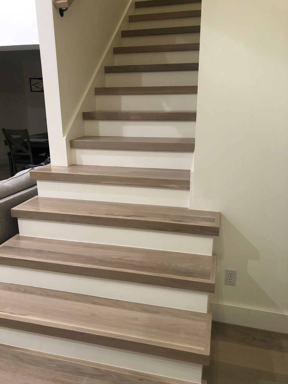 Modern Retrofit Stair Tread, Solid Hardwood, 0.625 in. x 11.5 in ...